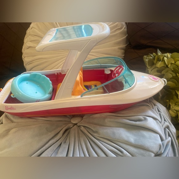 Toys | 216 Mattel Barbie Doll Dolphin Magic Bottom View Boat With Life ...